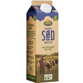 Sødmælk 1 L. Arla | Køb nu for 19kr. hos Frugtmanden.com